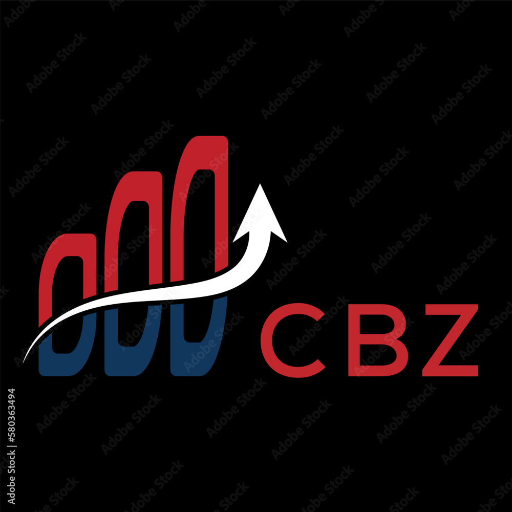 CBZ letter logo.CBZ Red and Blue Shield Emblem Logo Template.CBZ ...