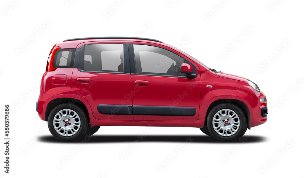 Fiat Panda car, side view isolated on white background, 10 November ...