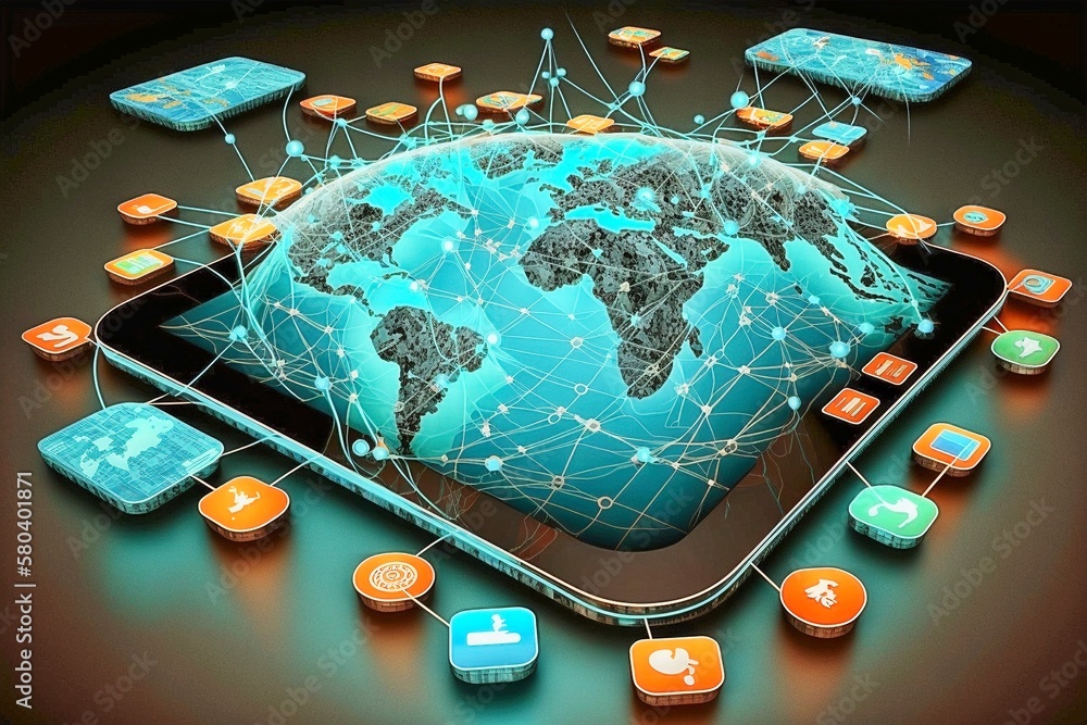 Earth Map-Based Social Network Connecting Users and Locations Worldwide ...