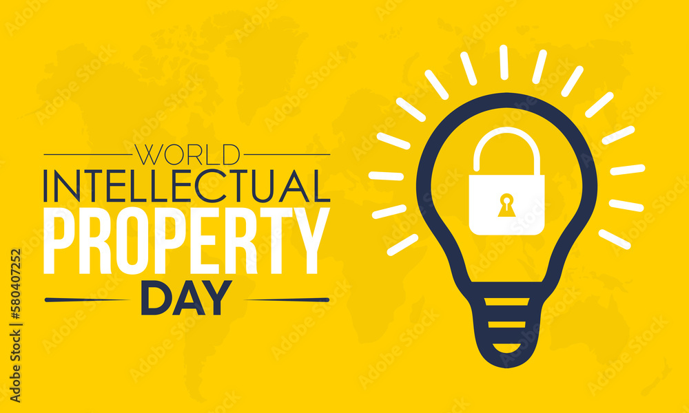 World Intellectual Property Day. patent right awareness concept banner ...