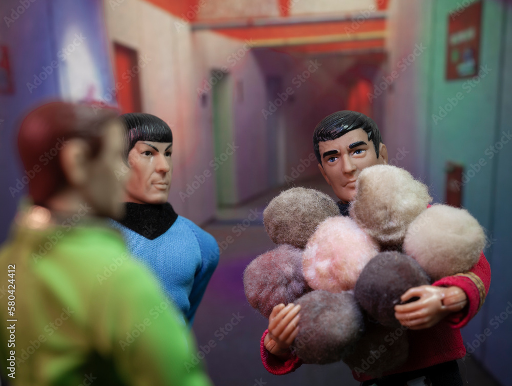 NEW YORK USA, MAY 22 2019: Scene from Star Trek original series The ...