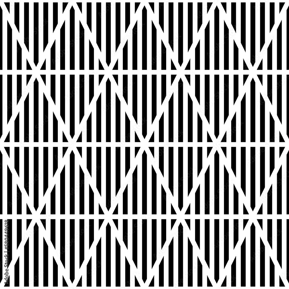 Black vertical lines on white background. Seamless surface pattern ...