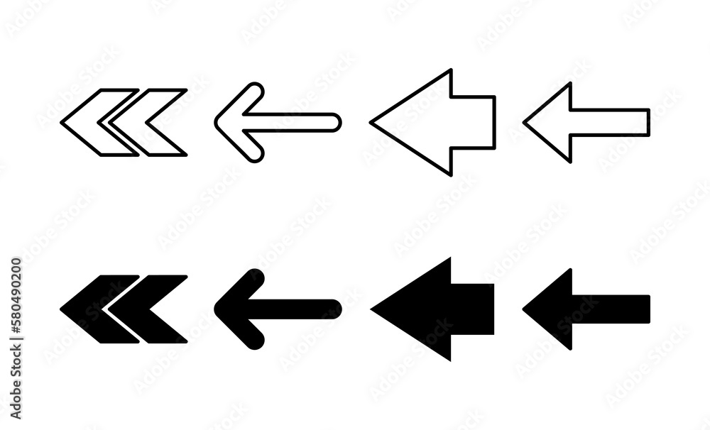 Arrow icon vector for web and mobile app. Arrow sign and symbol for web ...