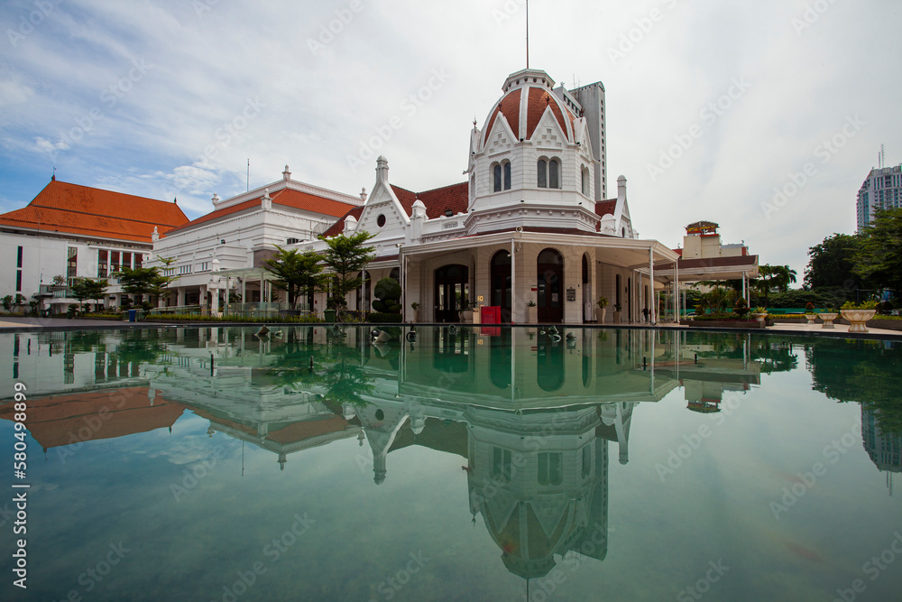 Surabaya Square (Alun-Alun) and Balai Pemuda Building are one of the ...