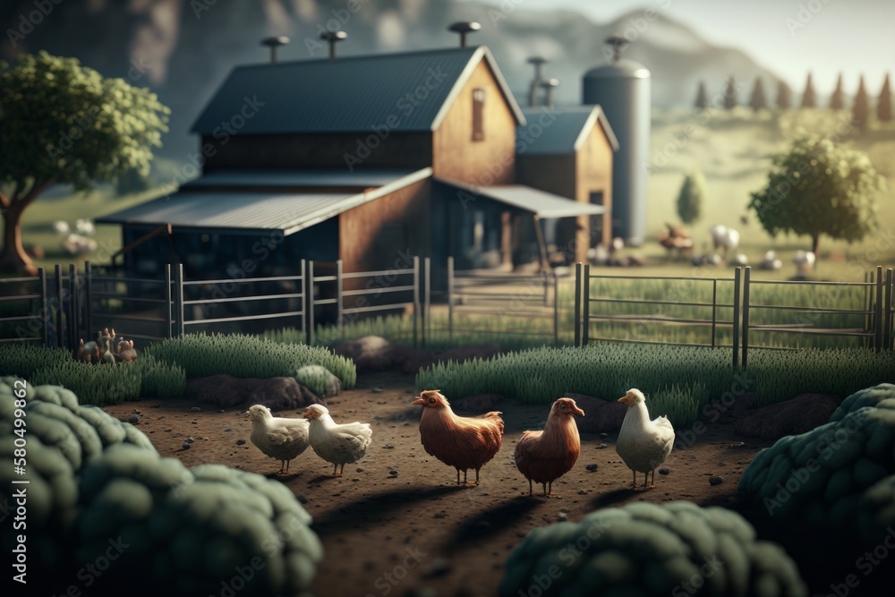 Experience an Epic, Cinematic Farm with Incredible Details and Colors ...