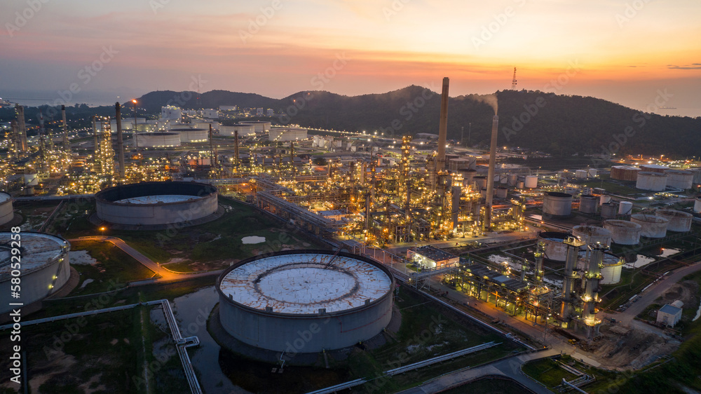 Oil Refinery Gas Chemical Equipment Prodiction import export Concept ...