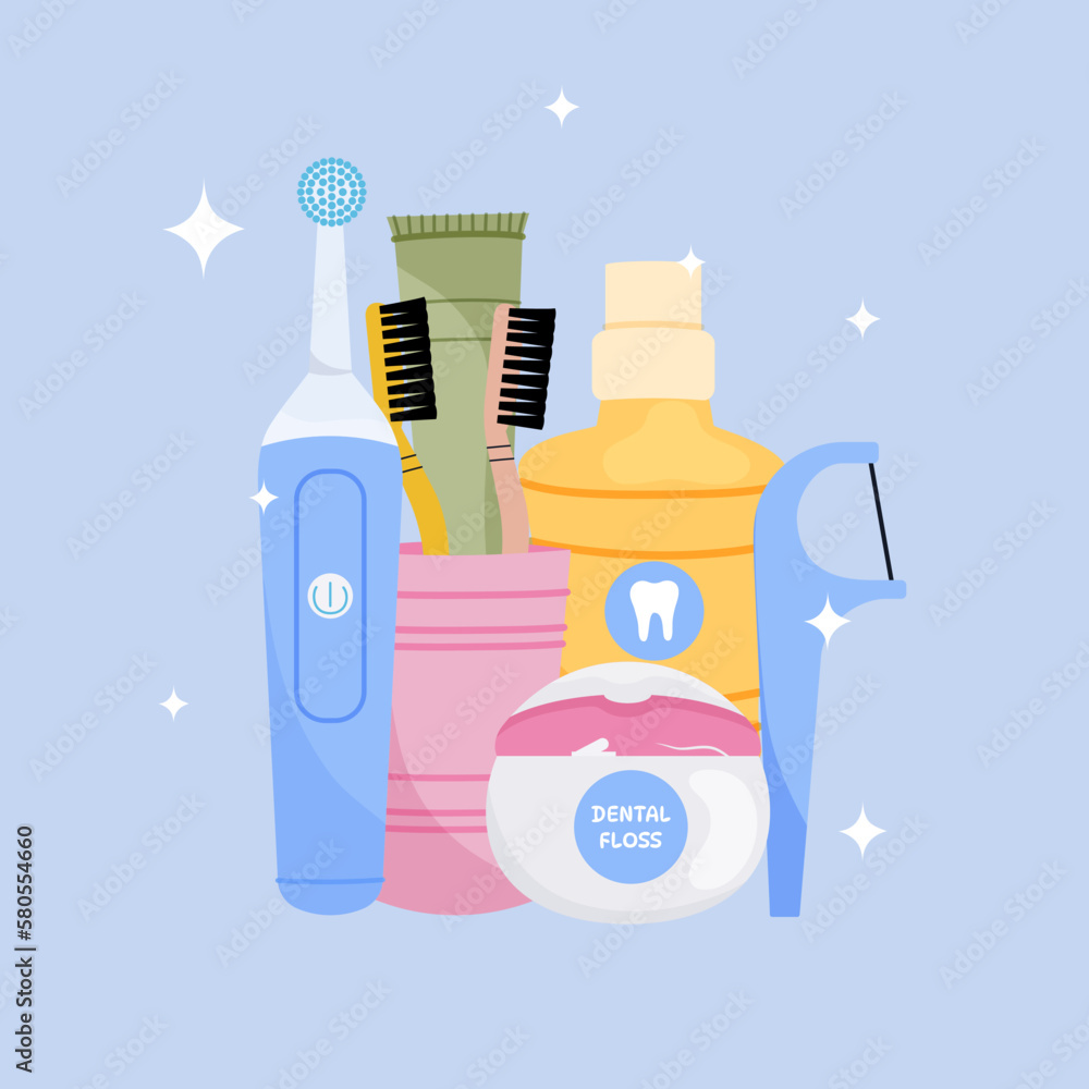 Dental accessories and items for cleaning the oral cavity from caries ...