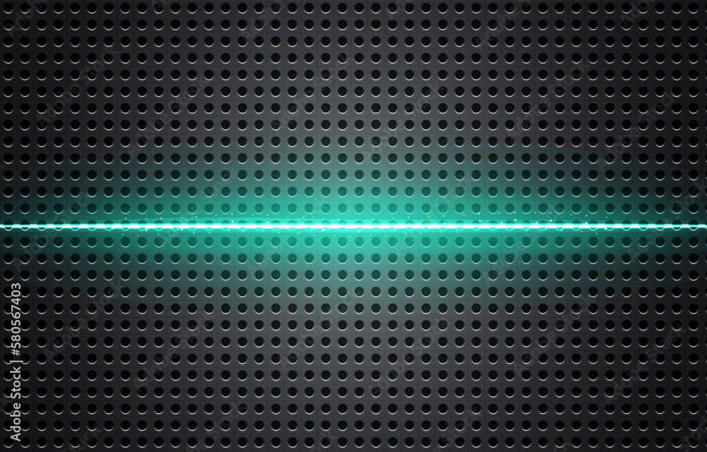 Abstract template technology style metallic texture with green color ...