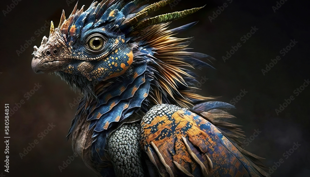 Unknown species with fine details. A special creature with a new ...