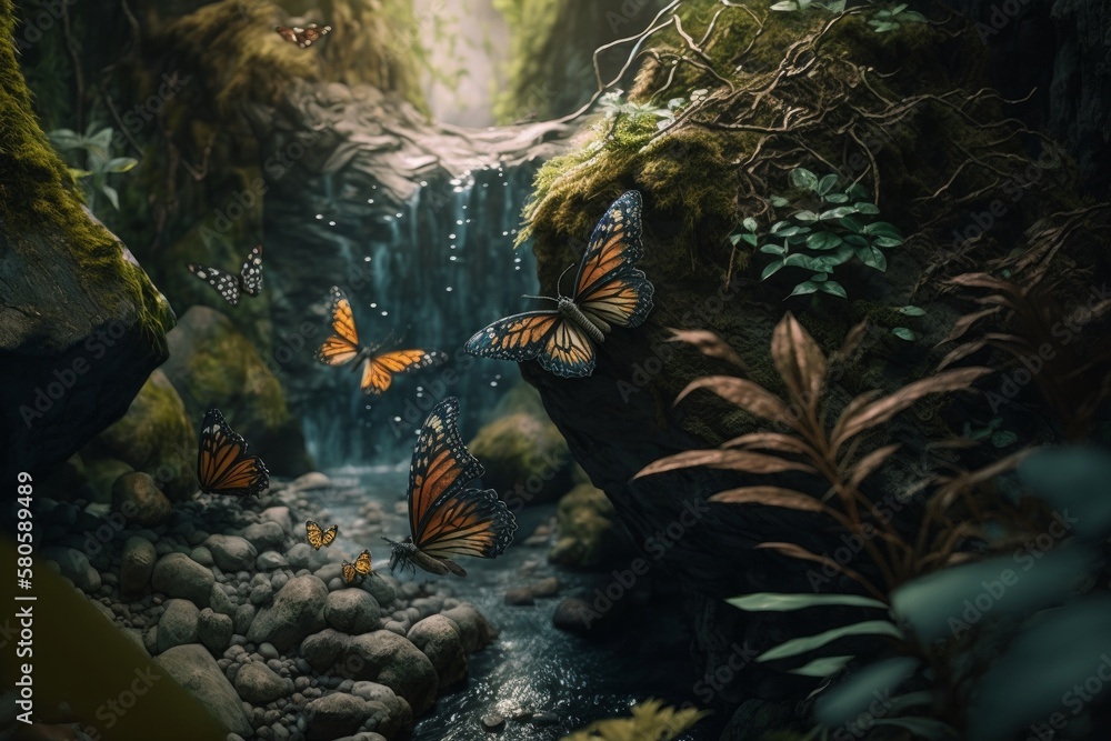 Discovering Enchanted Worlds: Epic Composition of Butterflies and Fairy ...