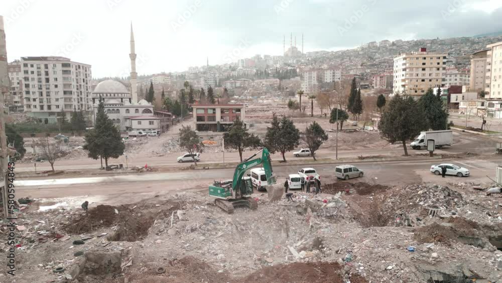 Video „turkey, destruction, country, national, earthquakes, turkish ...