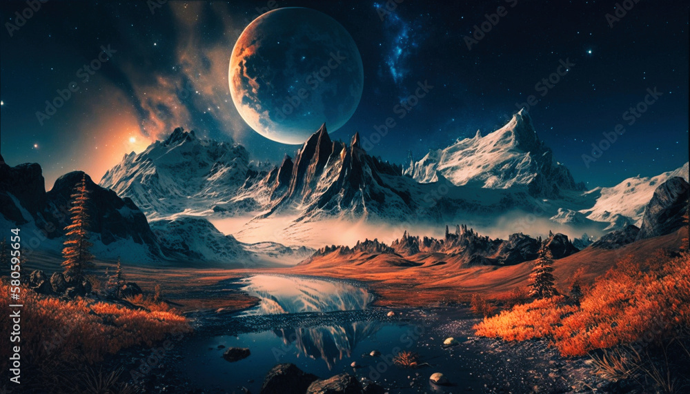 Beautiful images of planets, alien surfaces, out of this world solar ...