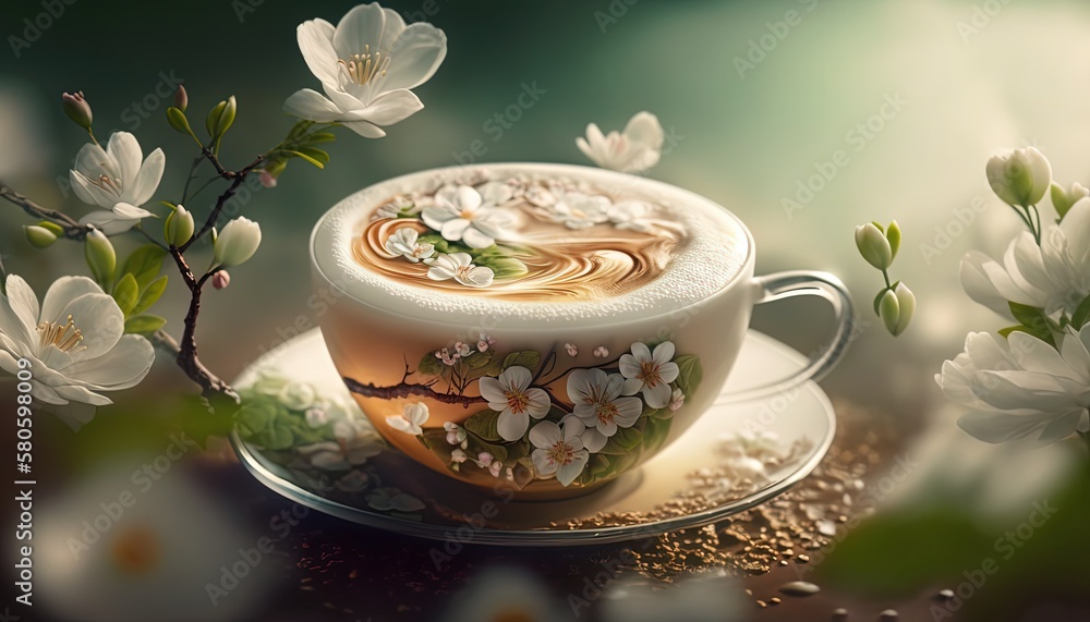 Chocolate Latte Background