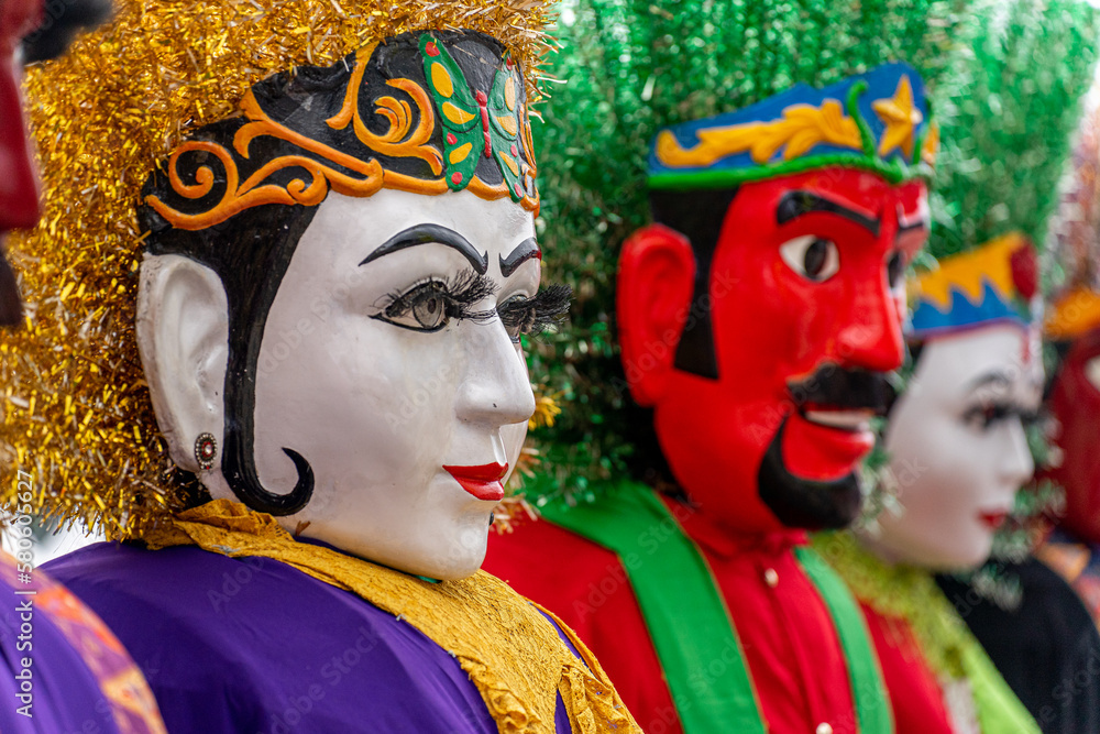 Ondel-ondel is a large puppet figure featured in Betawi folk ...