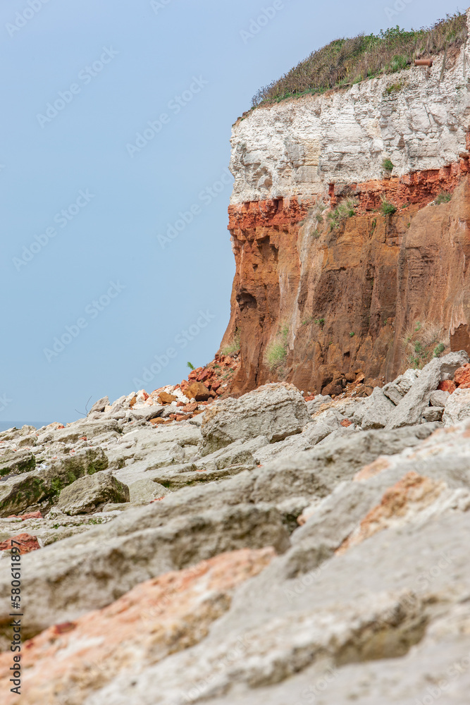 Coastal erosion, East Anglia, UK. Visual evidence of natural ...