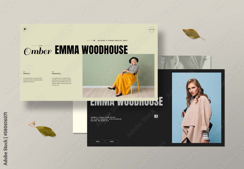 Portfolio Presentation Layout Stock Template | Adobe Stock