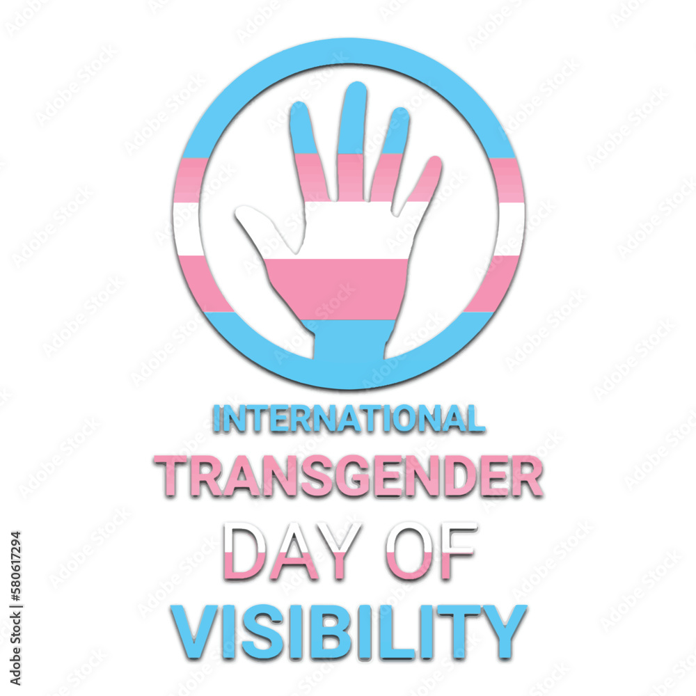International Transgender Day of Visibility. Holiday concept. Template ...