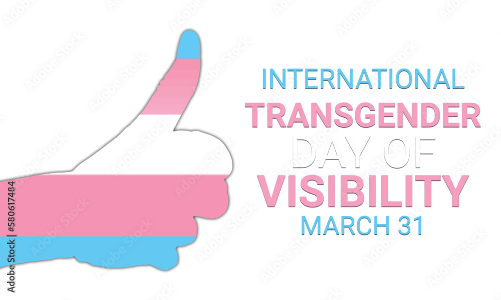 International Transgender Day of Visibility Vector illustration ...