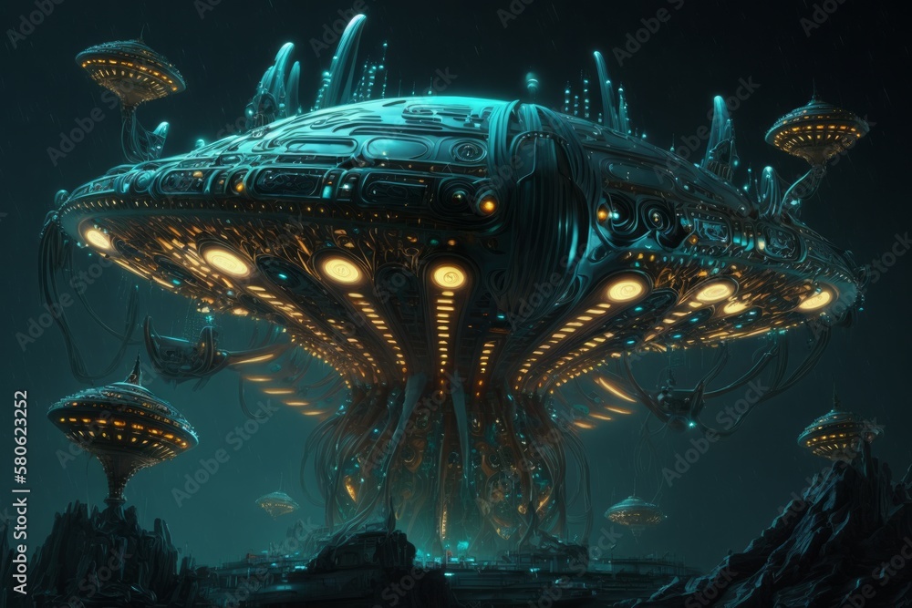 Unveiling the Mystery: A Close Encounter with an Alien Spaceship in the ...