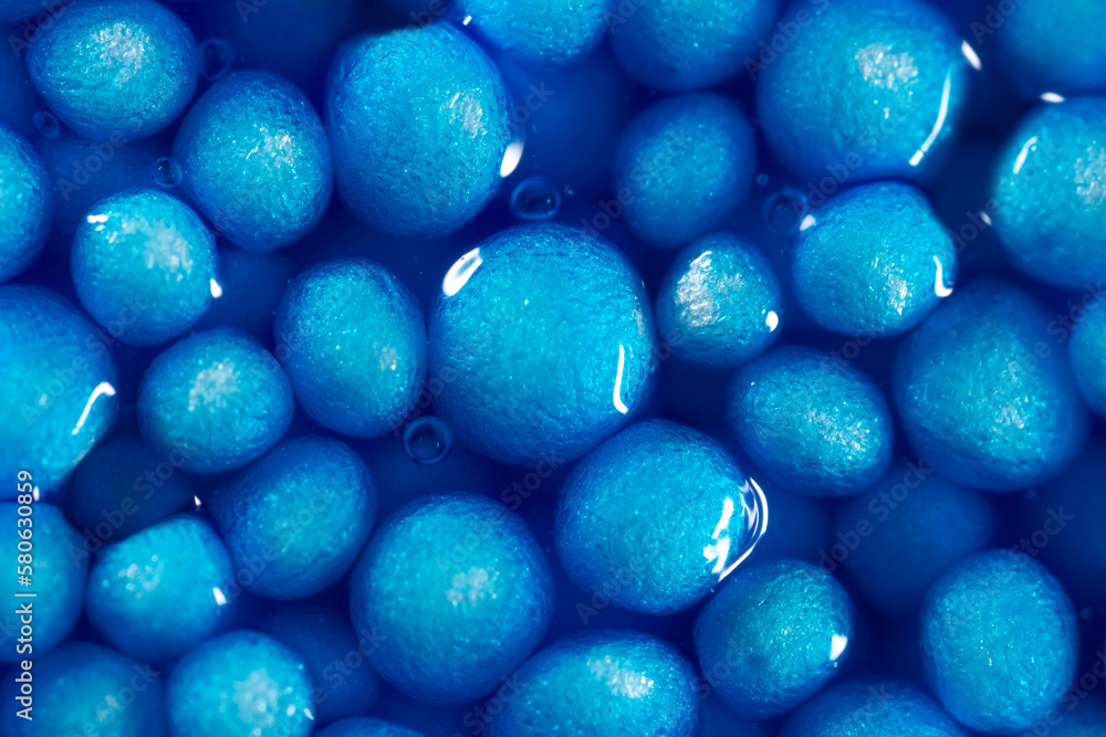 Slime with balls as background and texture. Slime balls. Pool with ...