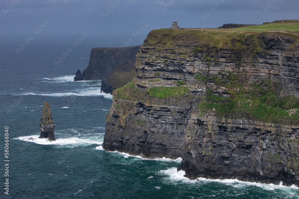 Cliffs of Moher. Westcoast Ireland. Clare county. Doolin and Liscannor ...