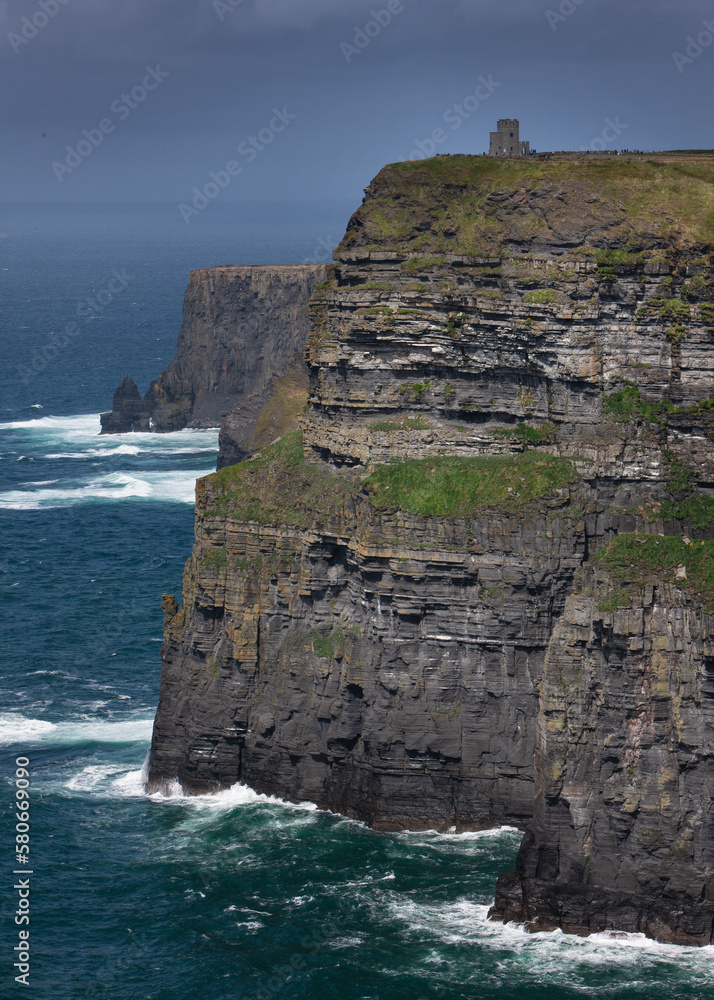 Cliffs of Moher. Westcoast Ireland. Clare county. Doolin and Liscannor ...