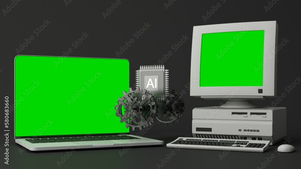 Artificial intelligence (AI) data mining, deep learning computer technologies. with cog gear ...