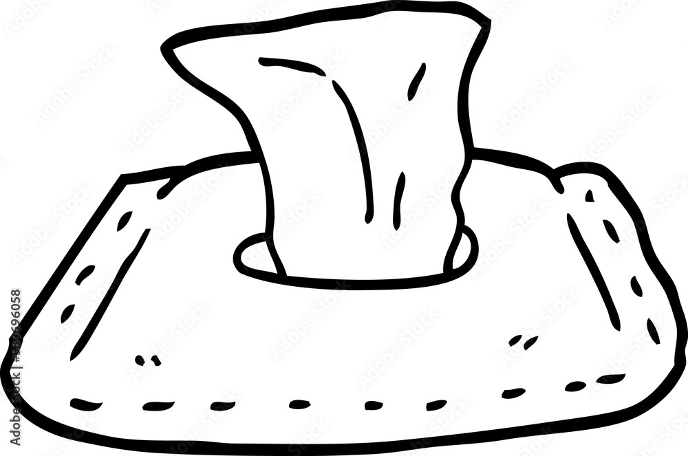 line drawing cartoon toilet wipes Stock Illustration | Adobe Stock