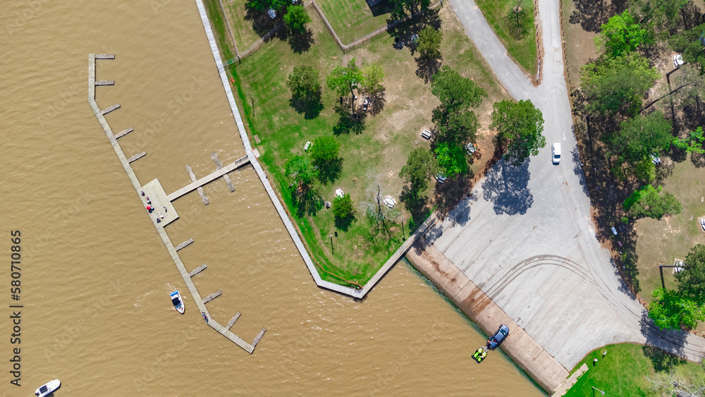 Alexander Deussen Park - aerial photography - Hd wallpapers - Houston ...