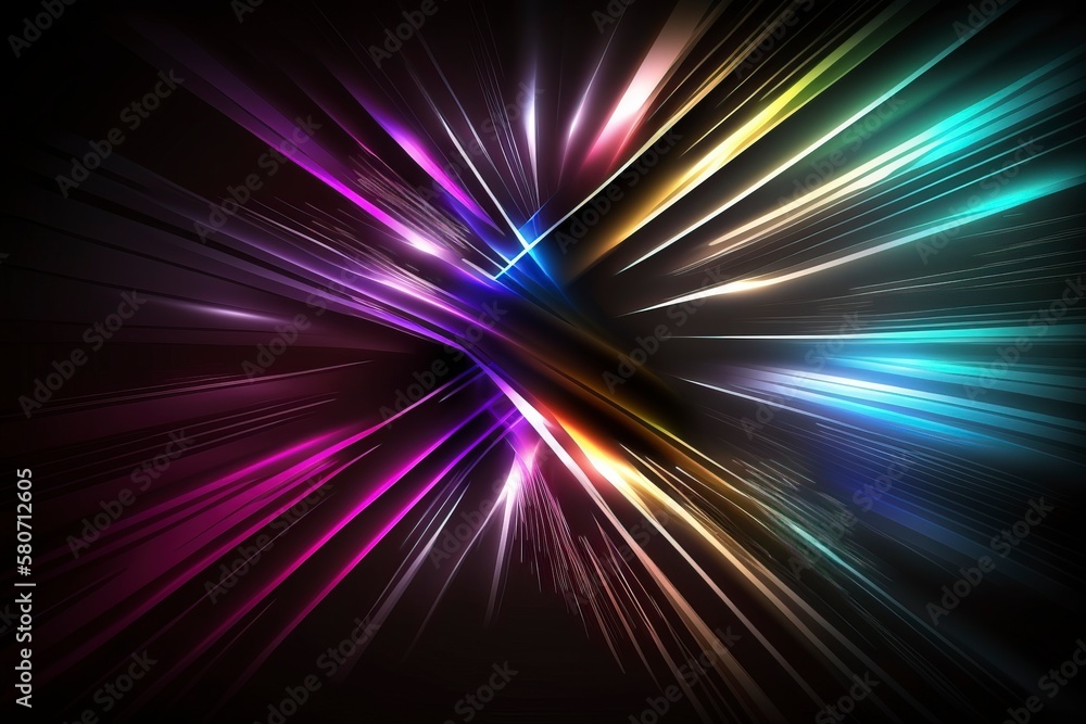 Design of Abstract Fast Scaling Speed Motion Background.AI technology ...