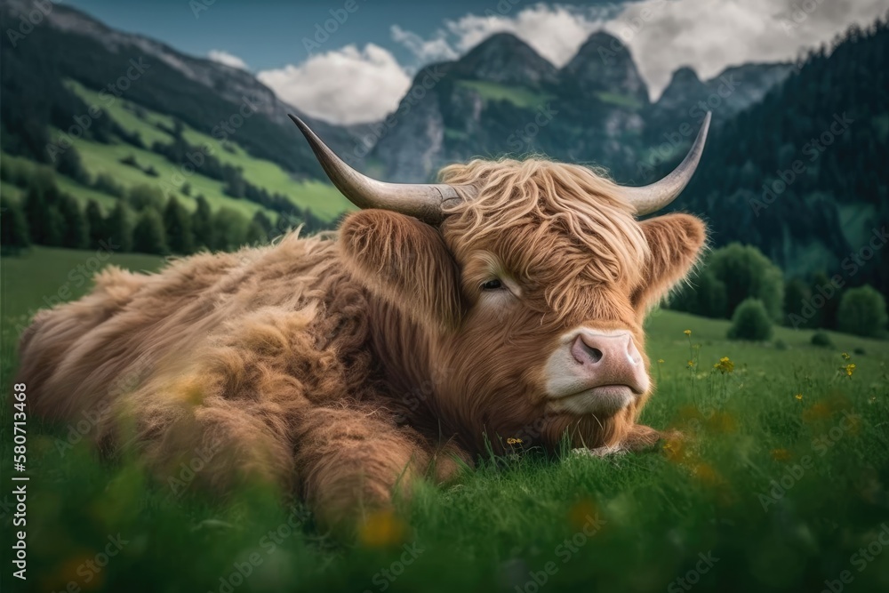 Highland cattle, a Scottish breed of rough looking, shaggy cattle, are ...