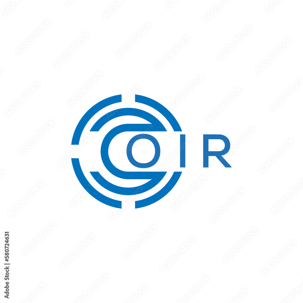 OIR letter logo design. OIR creative initial letter logo concept. OIR ...