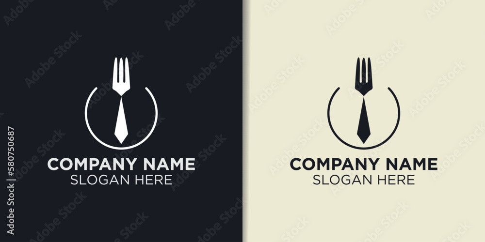 Vector simple food logo designs template, restaurant logo symbol logo ...