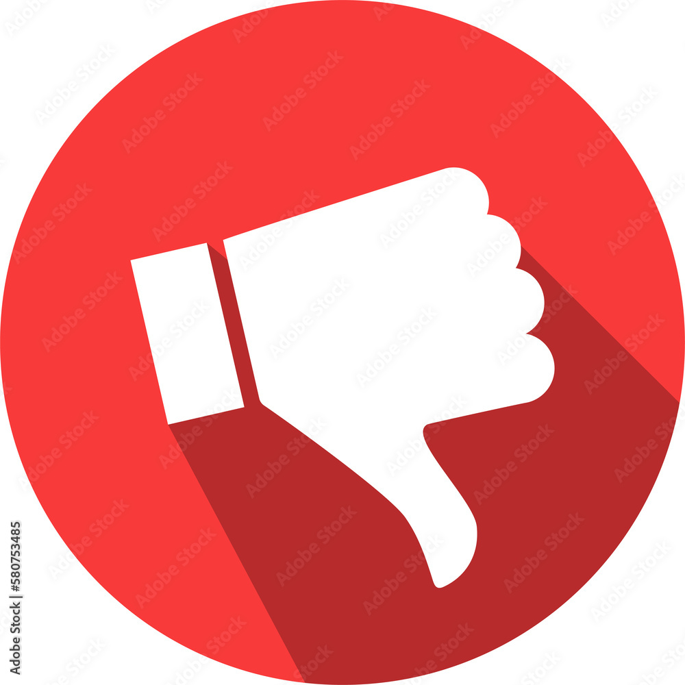 Yes or no choice icons .Like and dislike. Thumbs up and thumbs down ...