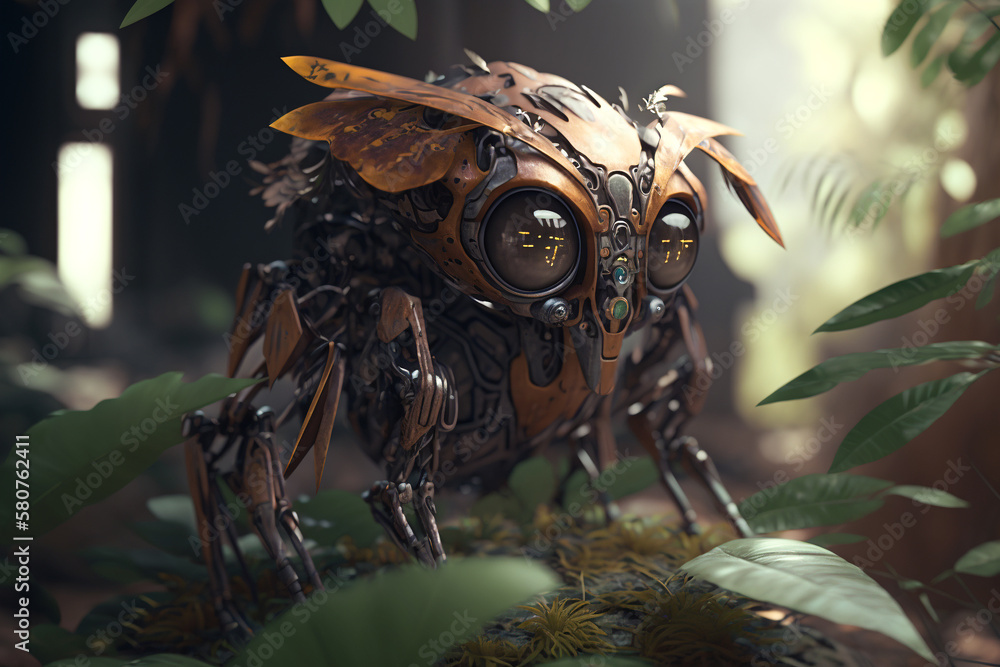 Futuristic Technology - Advanced Robotic Creature, A Scientific ...