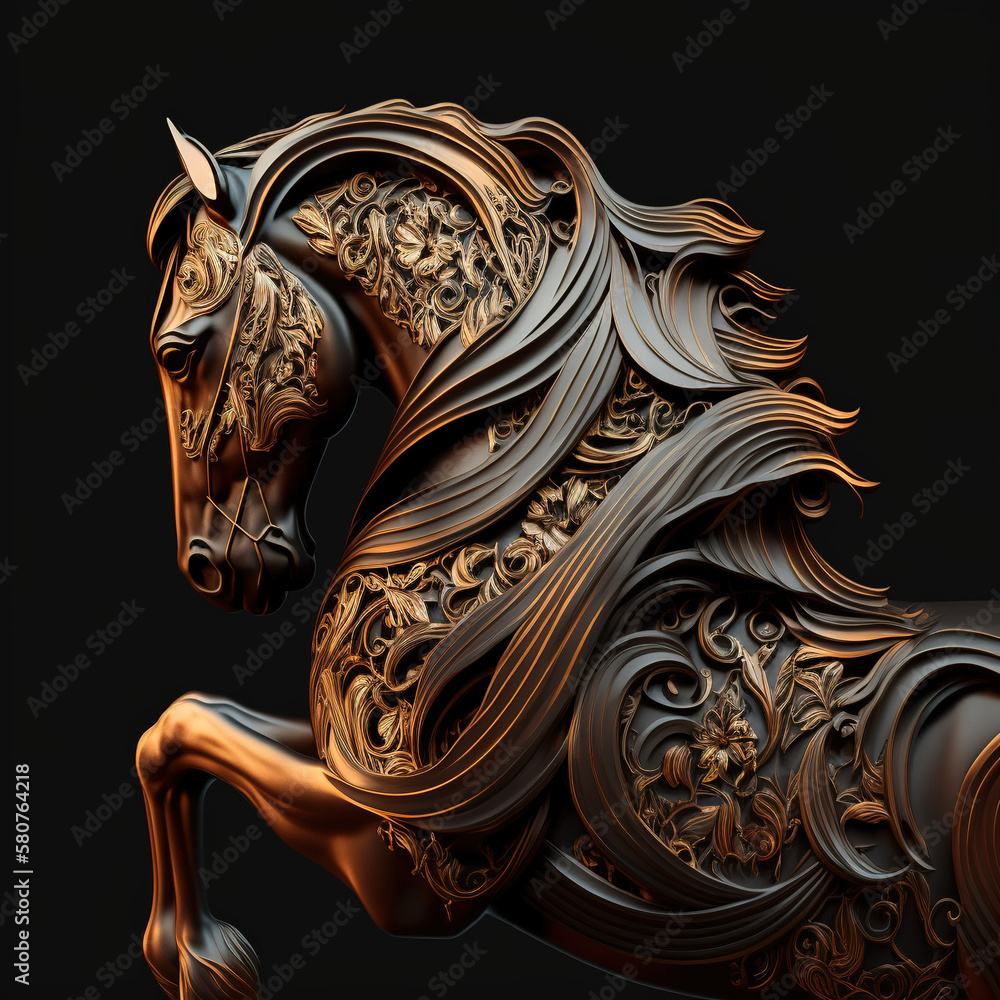 Metal Horse Zodiac