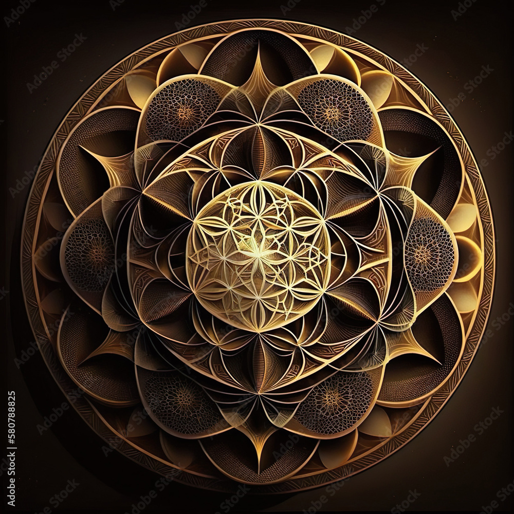 Symbols of sacred geometry, Flower of life symbol variations ...