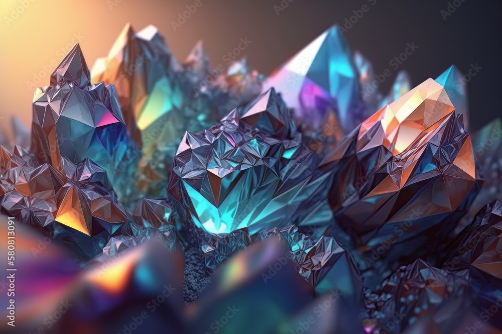 Natural Crystals Wallpaper
