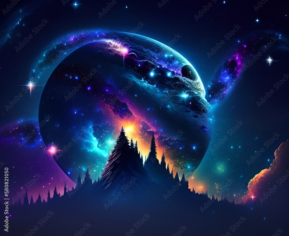 Dreamy Galaxy Backgrounds, universe space abstract background Stock ...