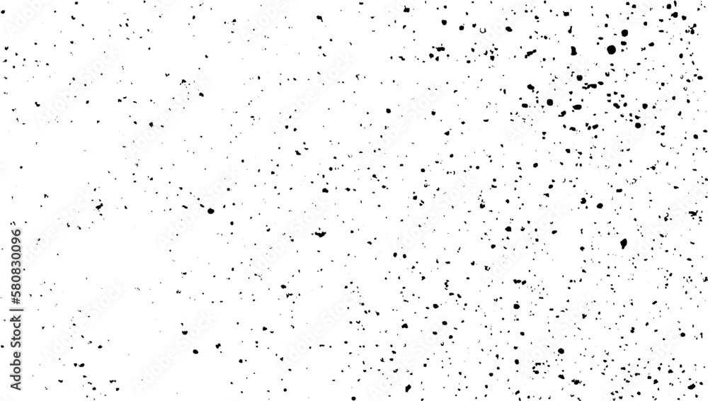 Small uneven spots and particles of debris. Abstract vector texture ...