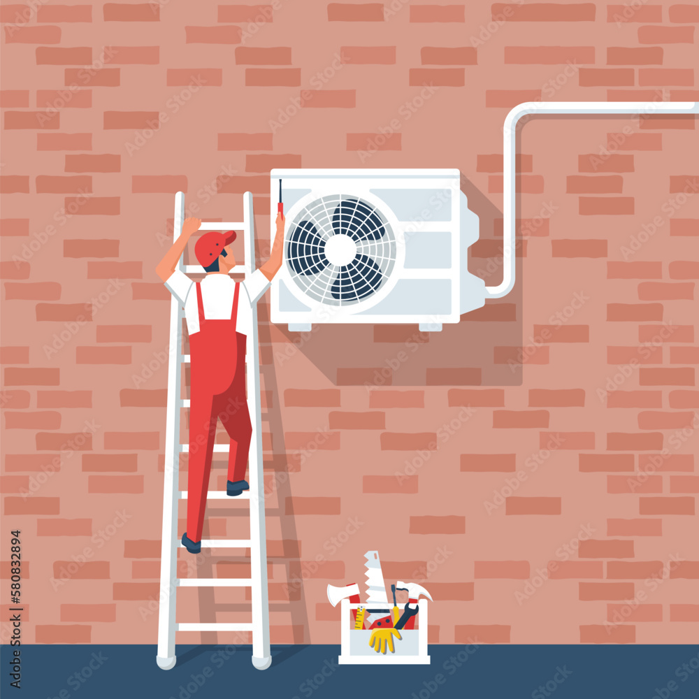 Poster Installation of air conditioner – Wall Art | UkPosters