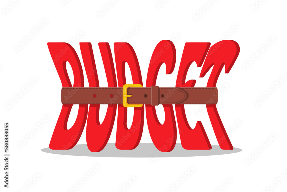 Squeeze the budget. Letters are tightened with a leather belt as a ...