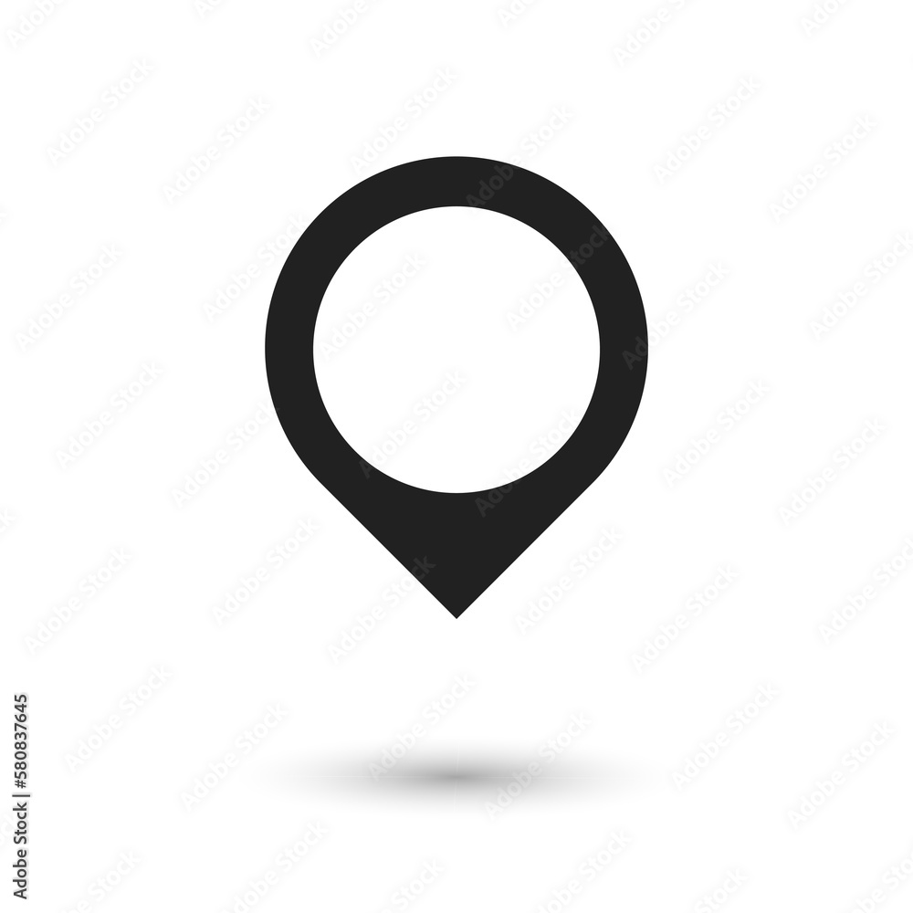 GPS location icon,symbol.Map pointer vector. Stock Vector | Adobe Stock