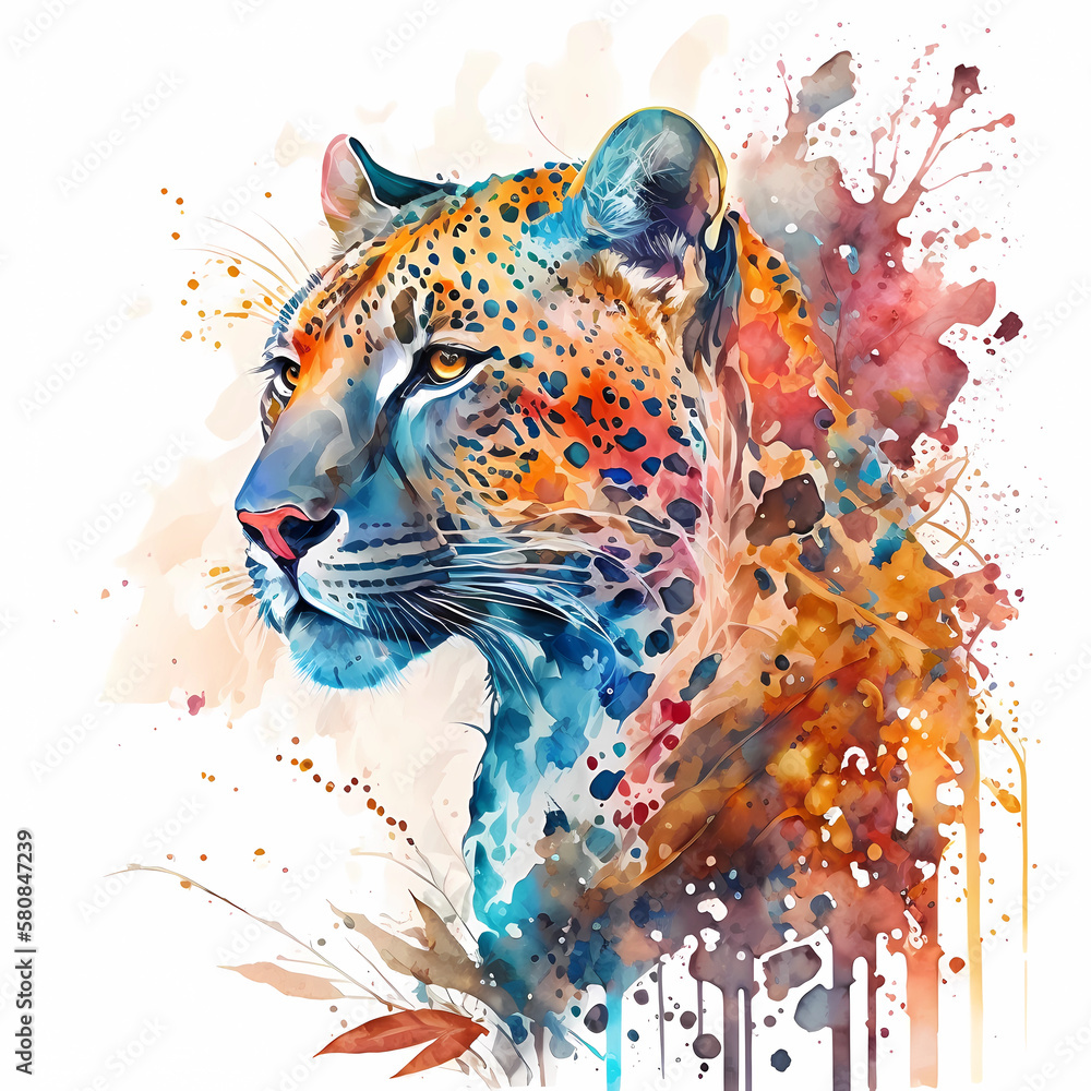 Leopard Face Painting