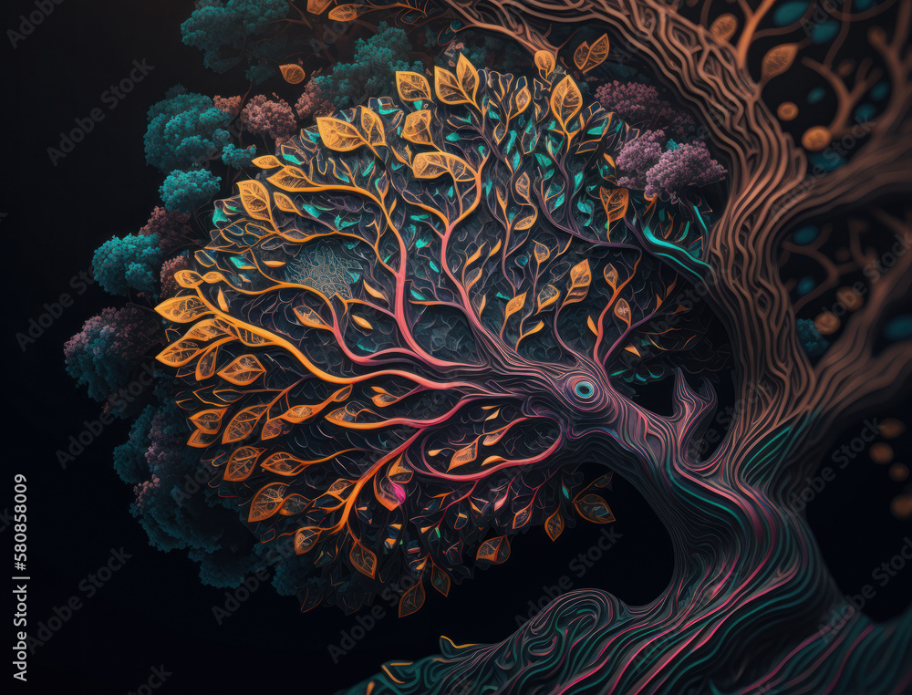 Trippy Tree Desktop Backgrounds