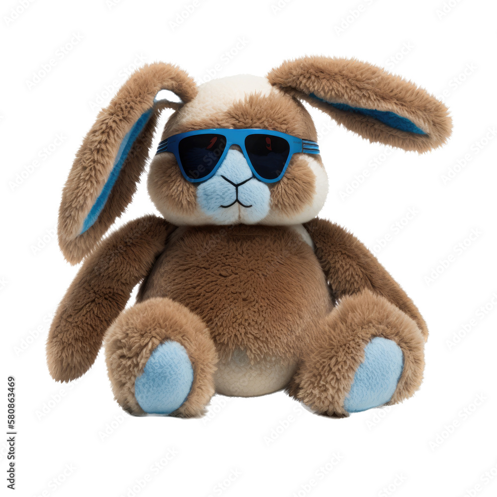 a SPRING-themed photographic illustration featuring an isolated cute ...