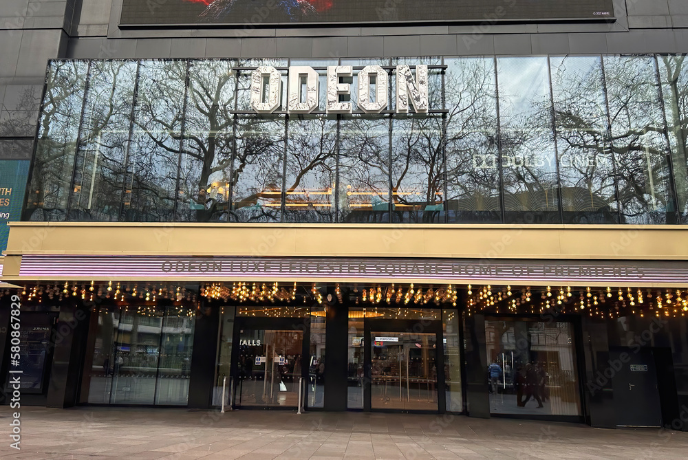 Odeon Luxe Cinema in Leicester Square, a prominent West End cinema and ...