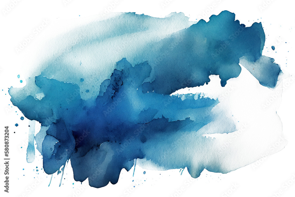 shades of blue watercolor splotches, transparent, background, backdrop ...