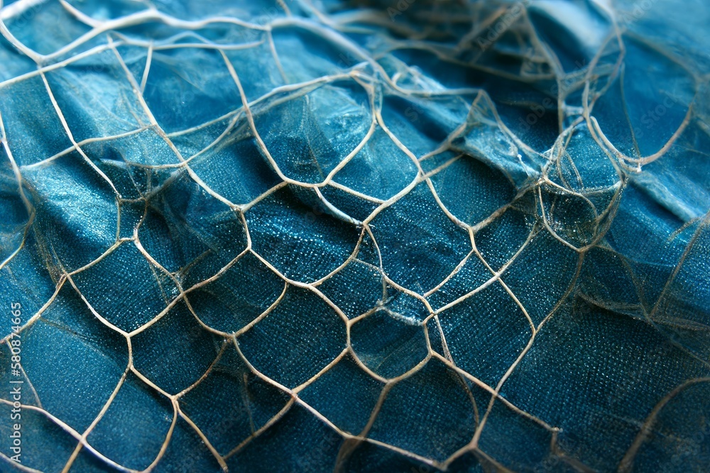 An abstract backdrop of microplastics. Marine pollution, water ...