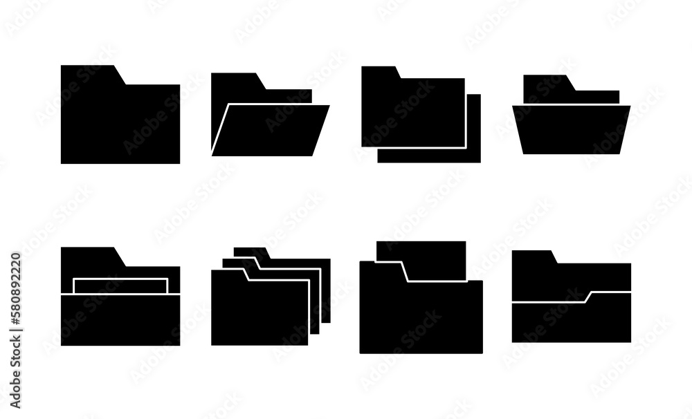 Folder icon vector for web and mobile app. folder sign and symbol Stock ...